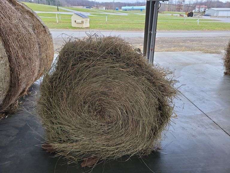 1 Small Round Bale 1st Grass - Rogers Community Auction Inc.