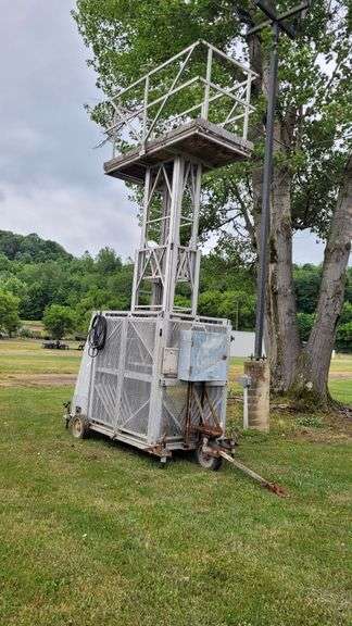 Powered Mobile Scaffolding - up to 50' - Rogers Community Auction Inc.