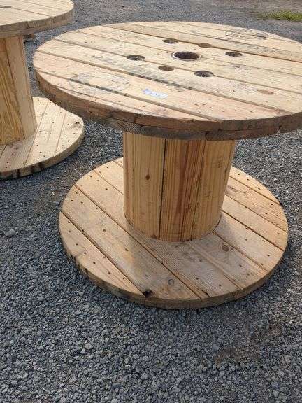Large Wooden Pet Spool - Rogers Community Auction Inc.