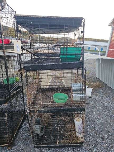 Triple Stack Rabbit Cage - Rogers Community Auction Inc.