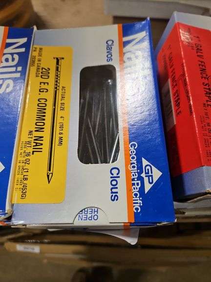 2 Boxes 4" Common Nails - Rogers Community Auction Inc.