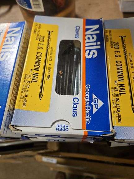 2 Boxes 4" Common Nails - Rogers Community Auction Inc.