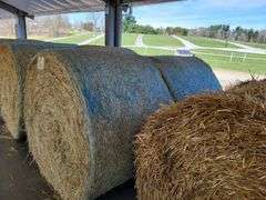 2 Round Bales 1st Orchard Grass Mix (4x5) Stored Inside - Rogers ...