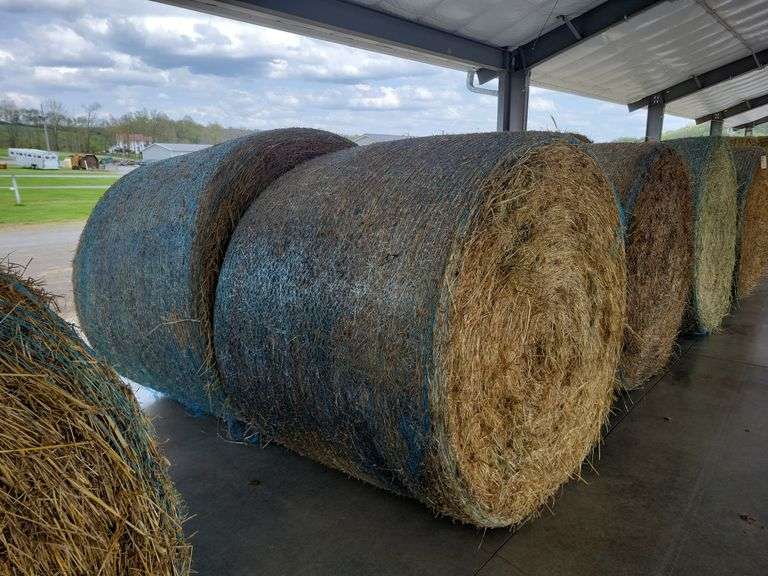 2 Round Bales 1st Orchard Grass Mix (4x5) Stored Inside - Rogers ...