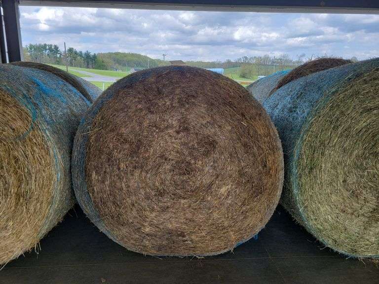 2 Round Bales 1st Orchard Grass Mix (4x5) Stored Inside - Rogers ...