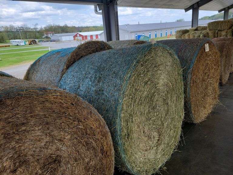 2 Round Bales 1st Orchard Grass Mix (4x5) Stored Inside - Rogers ...