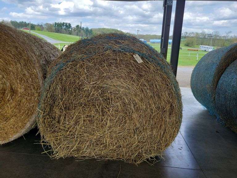 2 Round Bales 1st Orchard Grass Mix (4x5) Stored Inside - Rogers ...