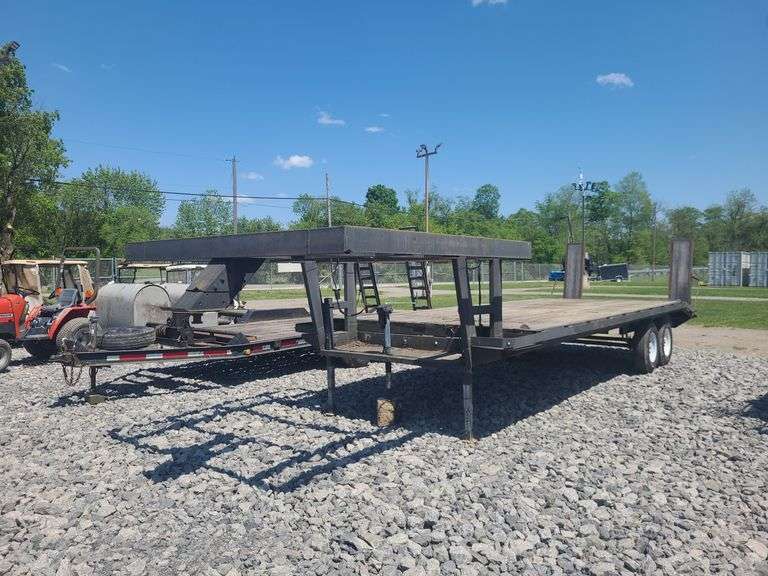 20'+3' Tandem Axle 5th Wheel Trailer w/ Ramps - No Title - Rogers ...