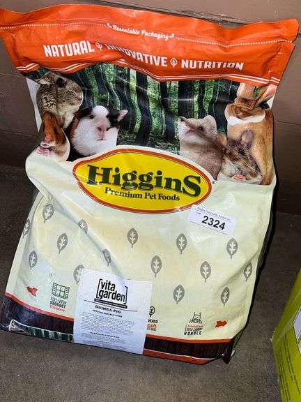 Higgins Guinea Pig Food - 22lbs - Rogers Community Auction Inc.