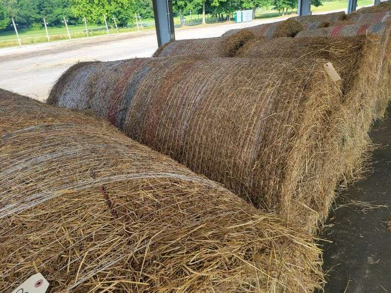 2 Round Bales 1st Mix (4x5) 2024 - Rogers Community Auction Inc.