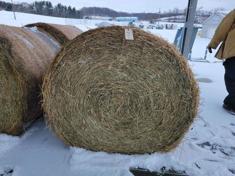 2 Round 1st Orchard Grass Mix (4x4) Stored Under Tarped - Rogers ...