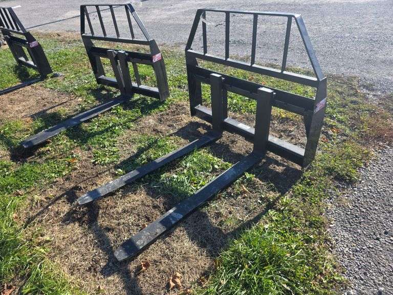 Kivel Skid Loader Forks - 3500lbs - Rogers Community Auction Inc.
