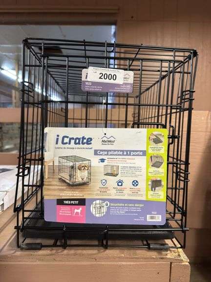New 22x13x16 wire Crate - Rogers Community Auction Inc.