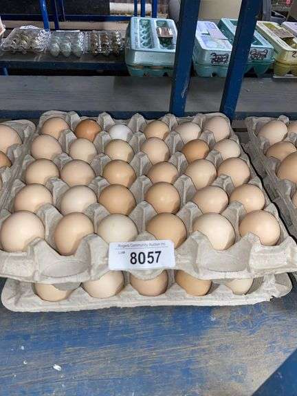 5 Doz Light Brown Eating Eggs - Rogers Community Auction Inc.