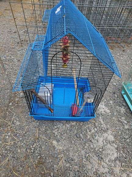 Blue Bird Cage - Rogers Community Auction Inc.