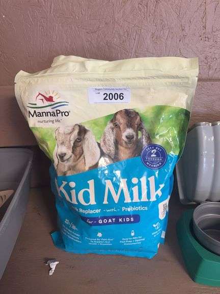 2 New Manna Pro Kid Milk Replacer - Expired 2/15/25 - Rogers Community ...