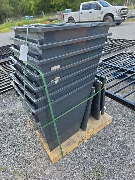 7 - IR Steel Dump Hopper Hand Carts - Rogers Community Auction Inc.