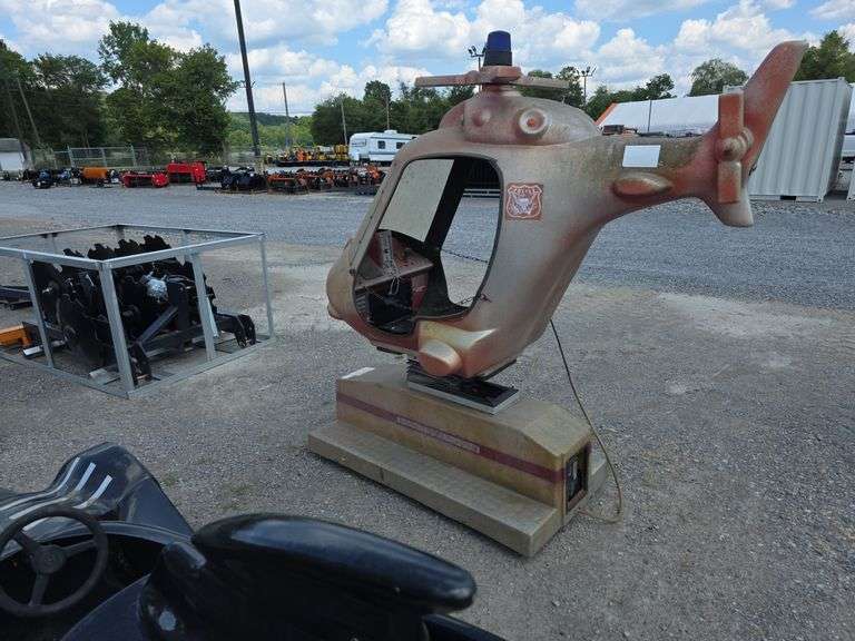 Helicopter Coin Operated Ride On Toy w/ Keys - Rogers Community Auction ...