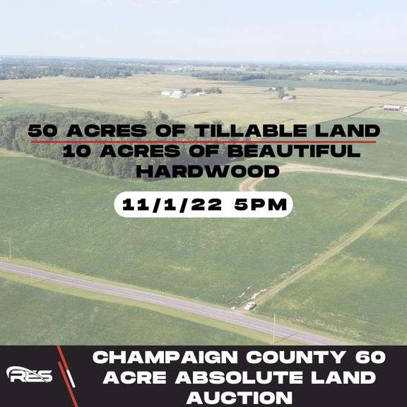 Champaign County 60-Acre Absolute Land Auction - RES Auction Services