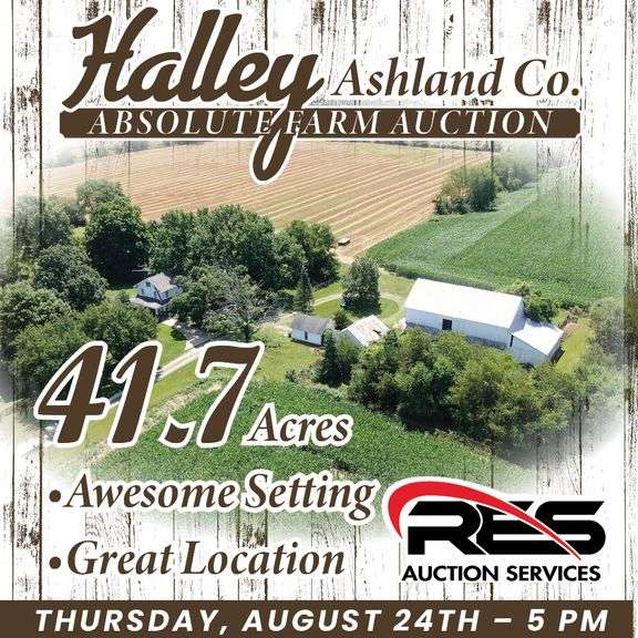 Halley Ashland County Absolute Farm Auction - RES Auction Services