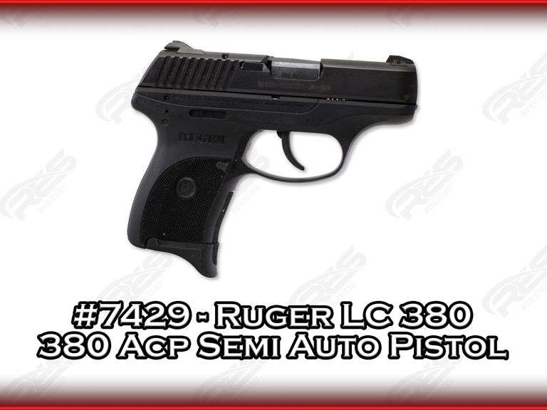 Ruger LC 380 380 Acp Semi Auto Pistol - RES Auction Services