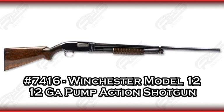 Winchester Model 12 12 Ga Pump Action Shotgun - RES Auction Services