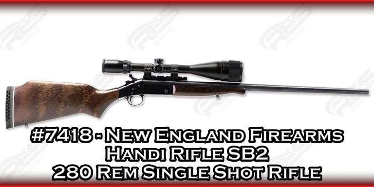 New England Firearms Handi Rifle SB2 280 Rem Single Shot Rifle - RES ...