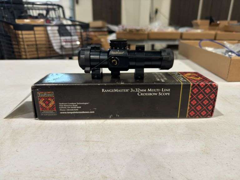 Ten Point 3x32 Multi-Line Crossbow Scope - RES Auction Services