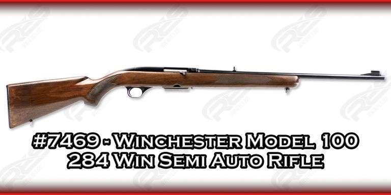 Winchester Model 100 284 Win Semi Auto Rifle - RES Auction Services
