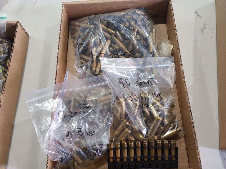 Approximately (277) Various Caliber Brass Shells - RES Auction Services
