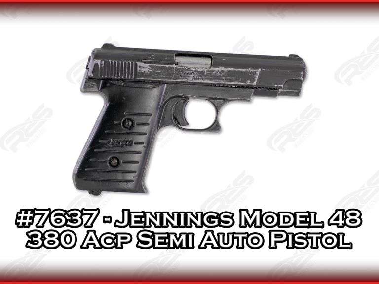 Jennings Model 48 380 Acp Semi Auto Pistol - RES Auction Services