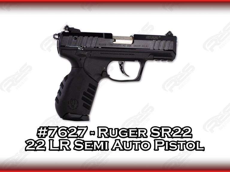 Ruger SR22 22 LR Semi Auto Pistol - RES Auction Services