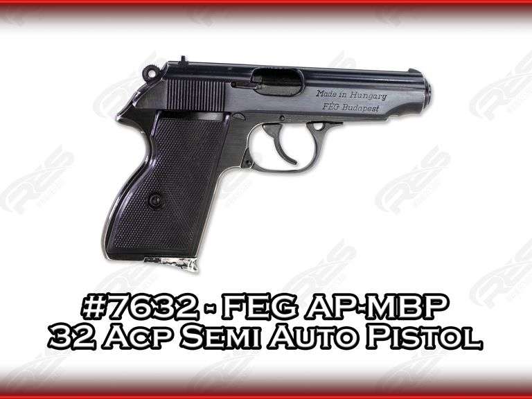 FEG AP-MBP 32 Acp Semi Auto Pistol - RES Auction Services