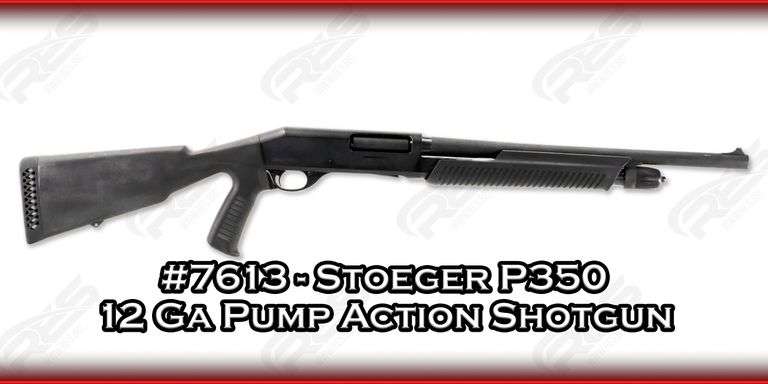 Stoeger P350 12 Ga Pump Action Shotgun - RES Auction Services