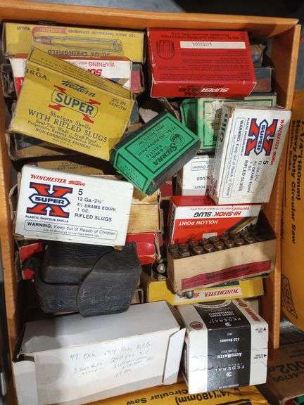 Misc. boxes and ammo - RES Auction Services