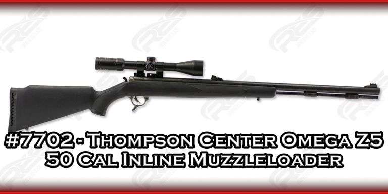 Thompson Center Omega Z5 50 Cal Inline Muzzleloader - RES Auction Services
