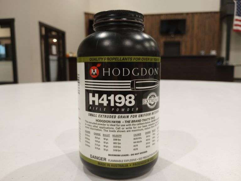 Hodgon H4198 Reloading Powder - RES Auction Services