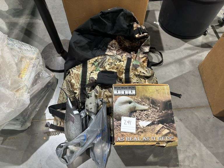 Assorted Duck Decoys & Storage Bags - RES Auction Services