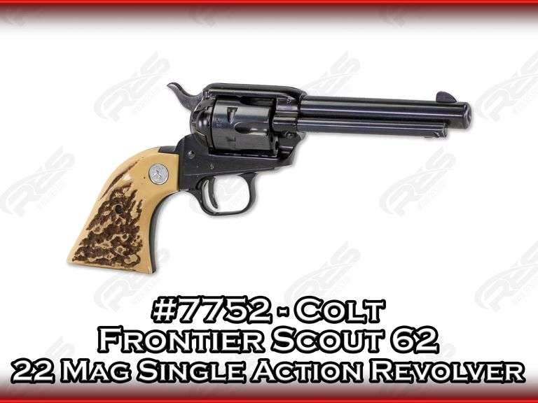 Colt Frontier Scout 62 22 Mag Single Action Revolver - RES Auction Services