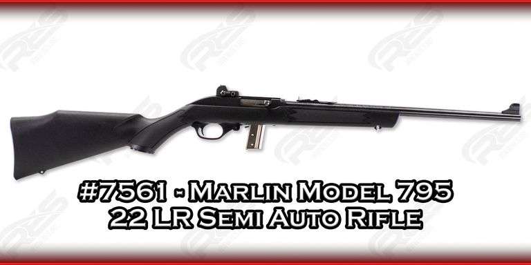 Marlin Model 795 22 LR Semi Auto Rifle - RES Auction Services