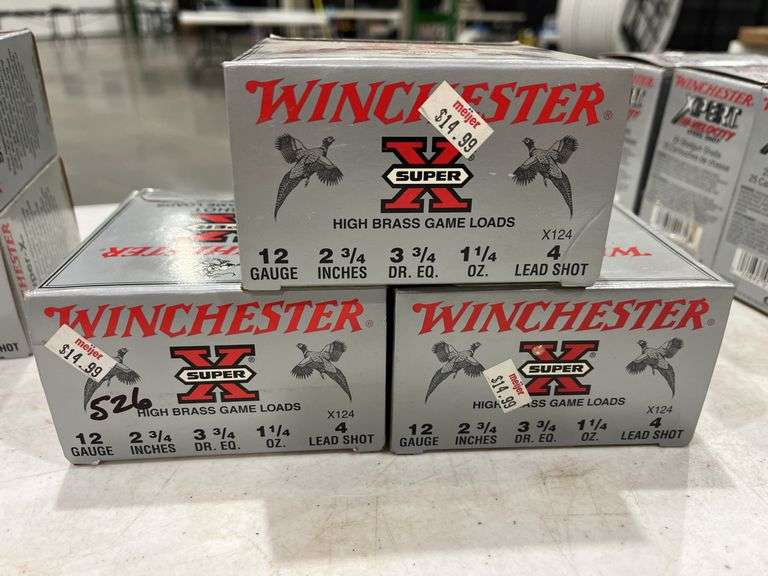 75rds Winchester 12ga Shotgun Shells - RES Auction Services