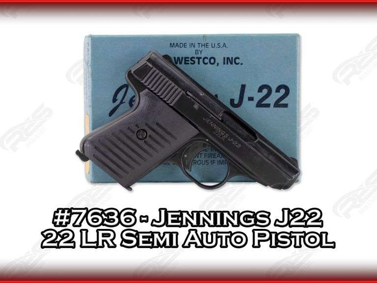 Jennings J22 22 LR Semi Auto Pistol - RES Auction Services