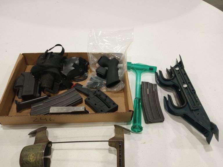 Misc. clips, grips, and reloading supplies - RES Auction Services