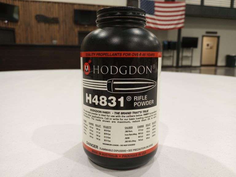 1lb Hodgon H4831 Reloading Powder - RES Auction Services