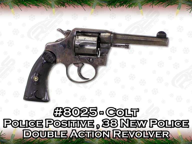 Colt Police Positive 38 New Police Double Action Revolver - RES Auction ...