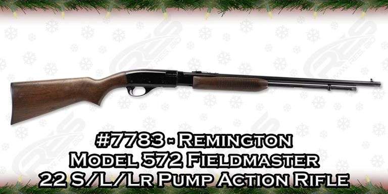 Remington Model 572 Fieldmaster 22 S/L/Lr Pump Action Rifle - RES ...