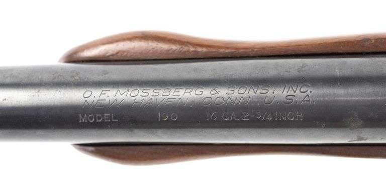 Mossberg Model 190 16 Ga Bolt Action Shotgun - RES Auction Services
