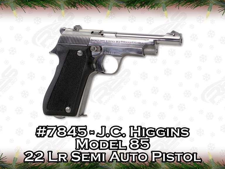 J.C. Higgins Model 85 22 Lr Semi Auto Pistol - RES Auction Services