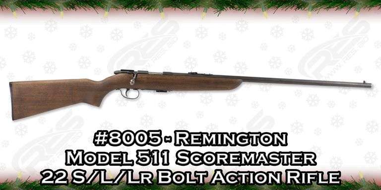 Remington Model 511 Scoremaster 22 S/L/Lr Bolt Action Rifle - RES ...