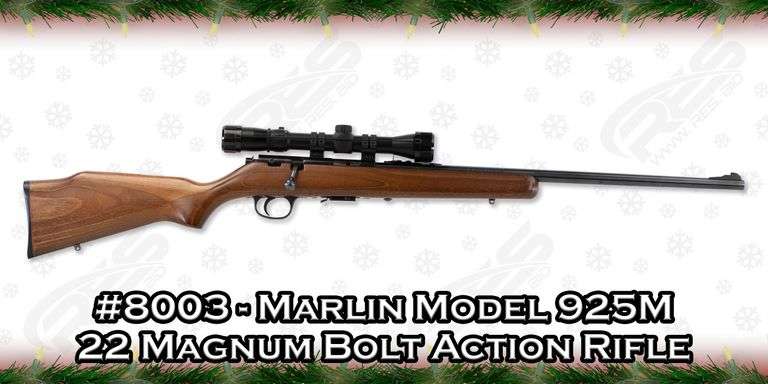 Marlin Model 925M 22 Magnum Bolt Action Rifle - RES Auction Services